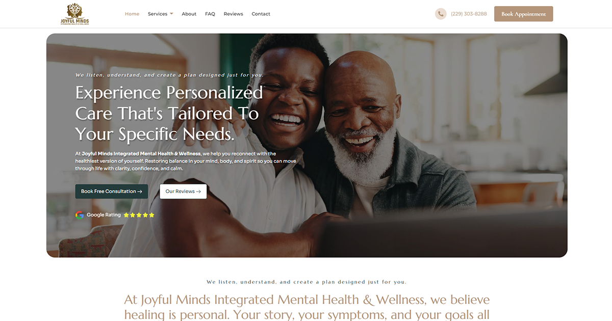 Joyful Minds Integrated Health & Wellness | Albany GA